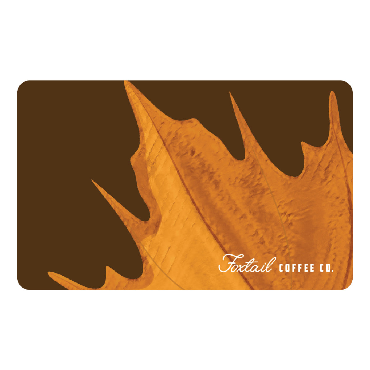 Send a "Fall Leaf" eCard – Foxtail Coffee Co